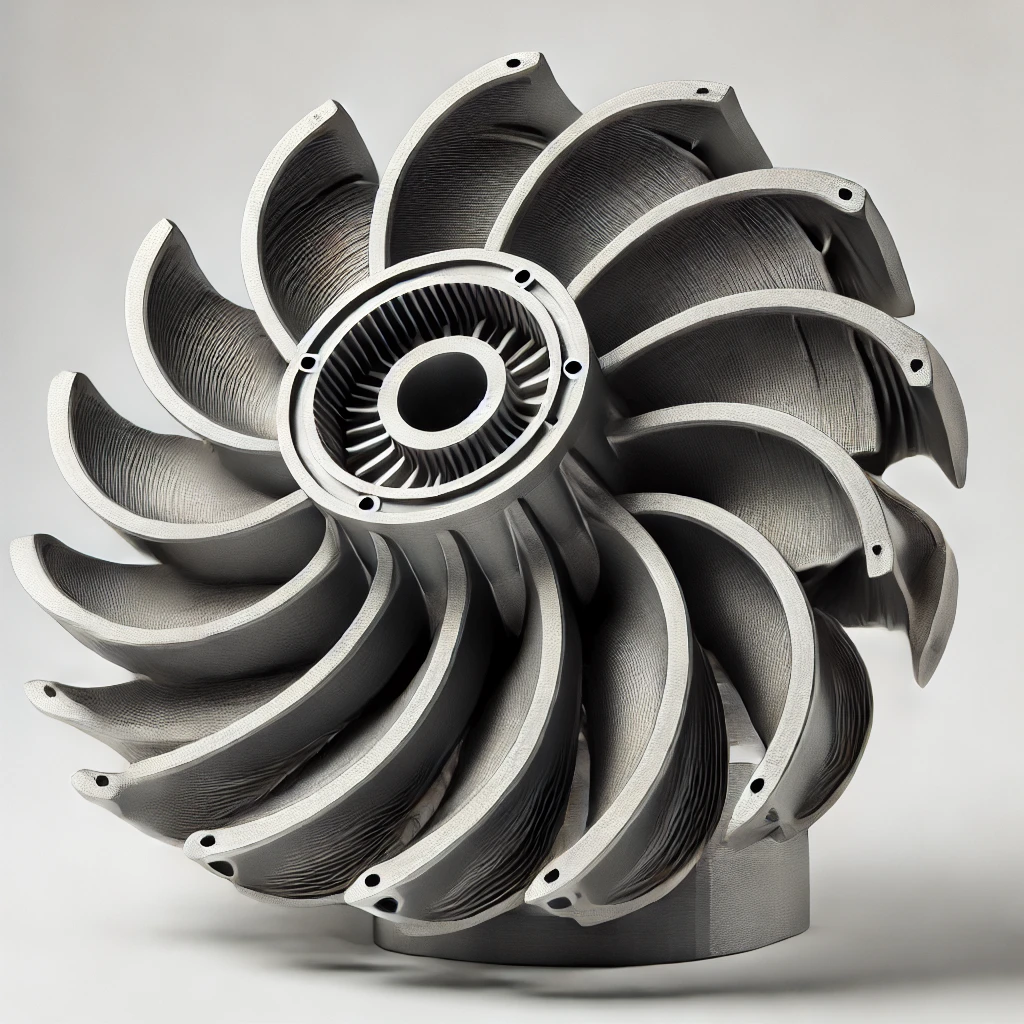 涡轮叶片的定制化3D打印流程 - 杭州博型科技有限公司